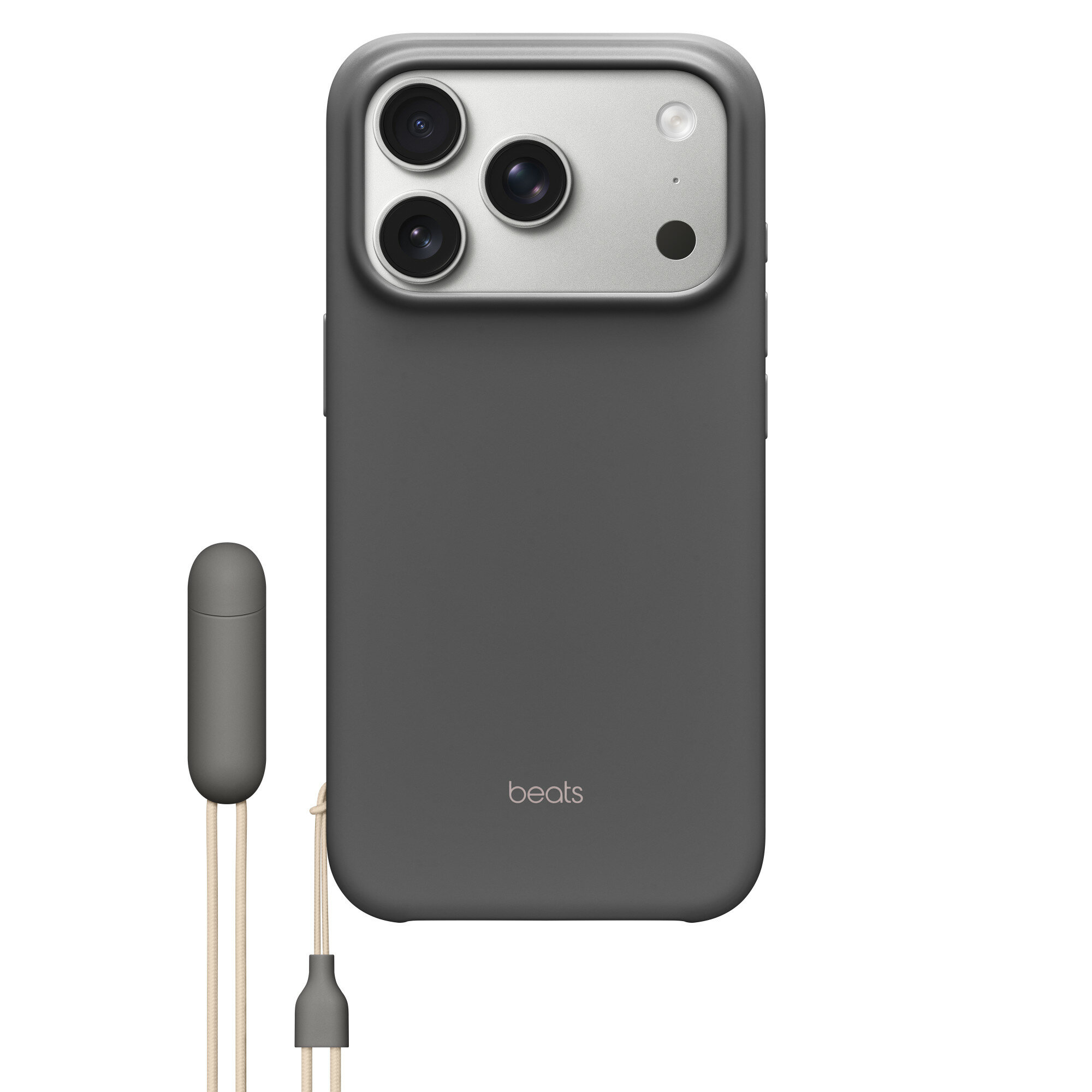 Чехол Beats для iPhone 17 Pro Kickstand Case with MagSafe and Camera Control – Серый (Granite Gray)