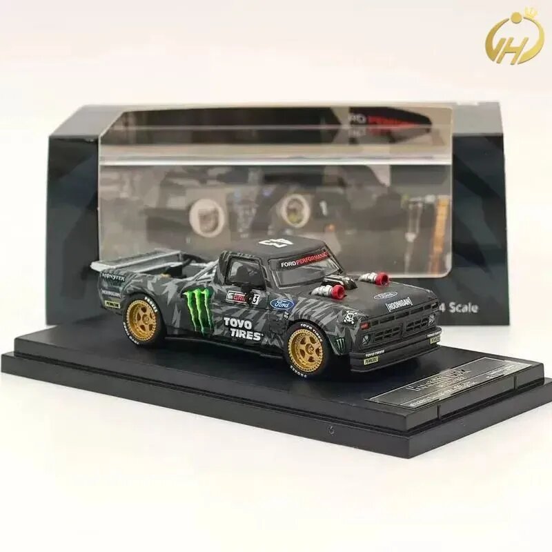 Модель пикапа Ford Mustang RTR Hoonicorn F150 SW 1:64 с эффектами