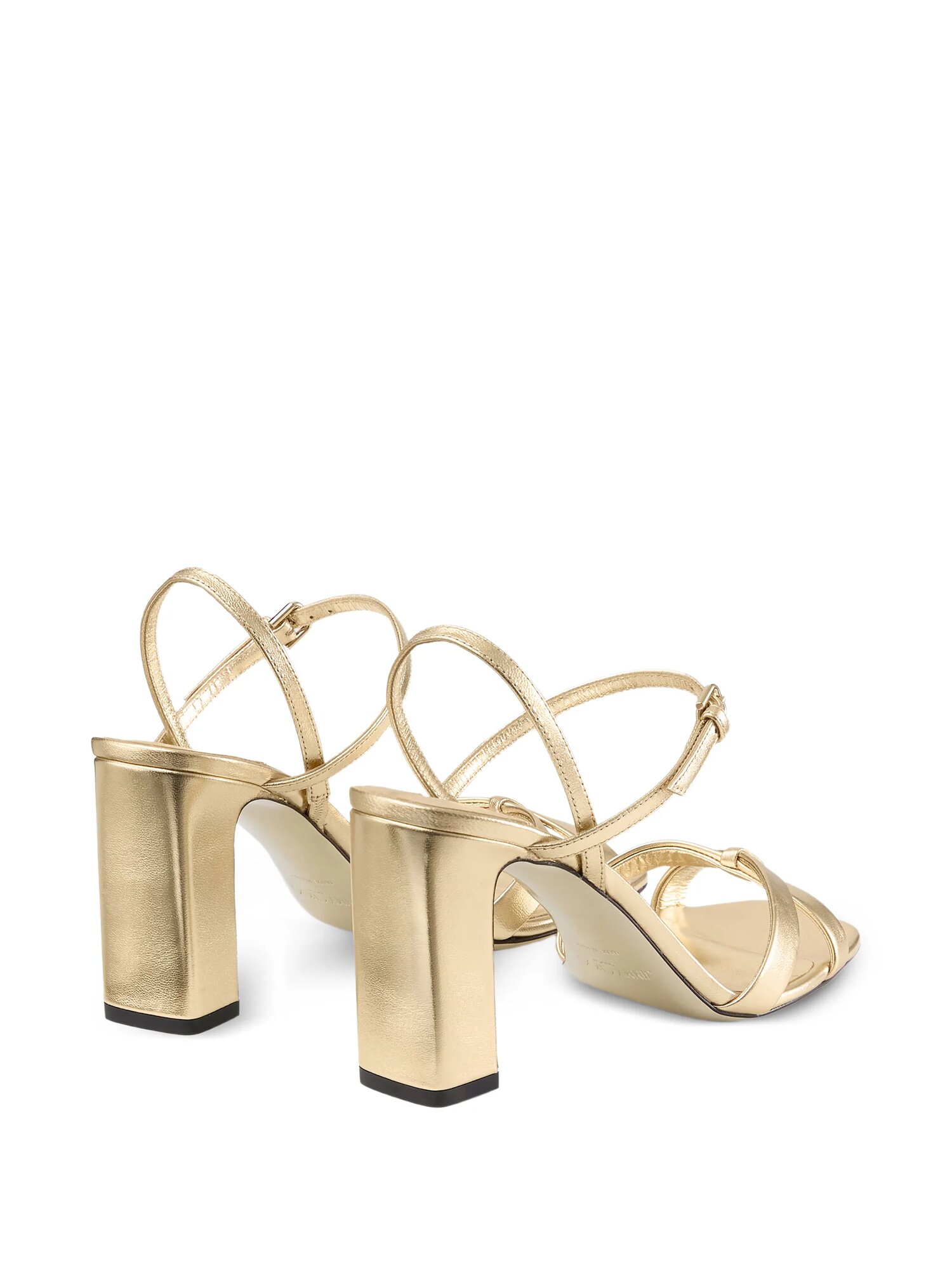 Босоножки JIMMY CHOO Elsy 85, размер 43, золотистый — фото 1