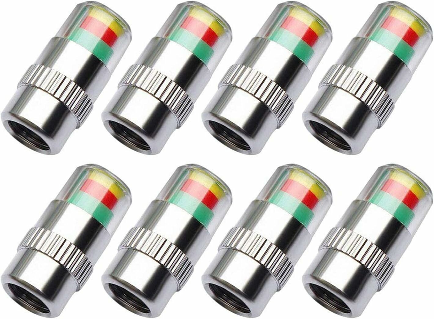 ANKIA 8 шт. 2,4 бар 36PSI автомобильный монитор давления в шинах колпачки штока клапана датчик индикатор 3 цвета оповеще