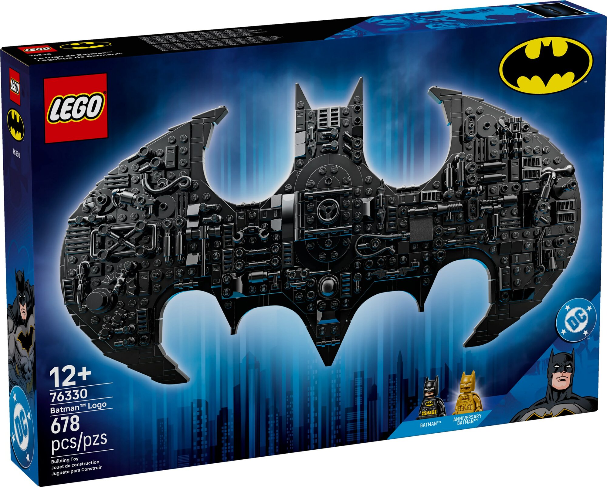 Конструктор LEGO DC BATMAN 76330 Логотип Бэтмена, 678 деталей