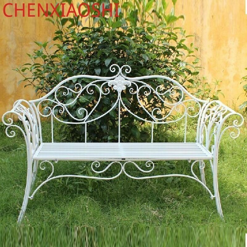 Антикоррозийное кованое кресло для сада, стильный бестселлер из чугуна