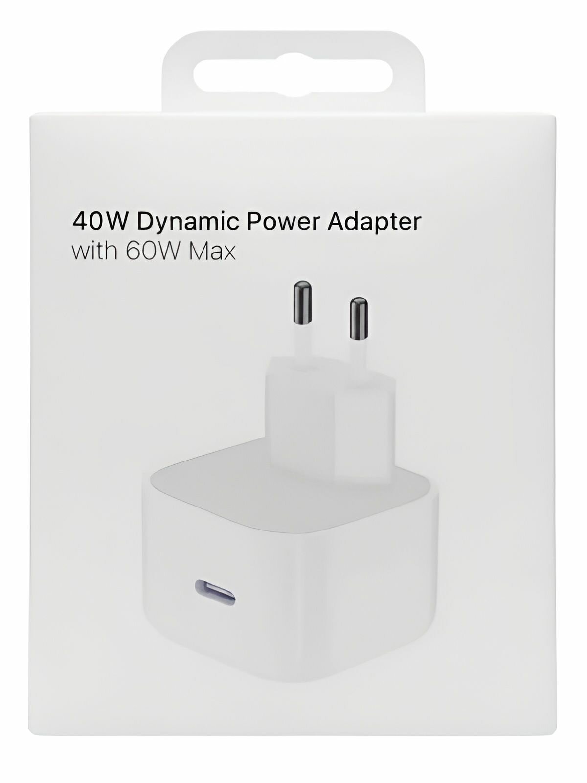 Быстрое зарядное устройство 40W Dynamic Power Adapter Witch 60W Max для iPhone, iPad, MacBook