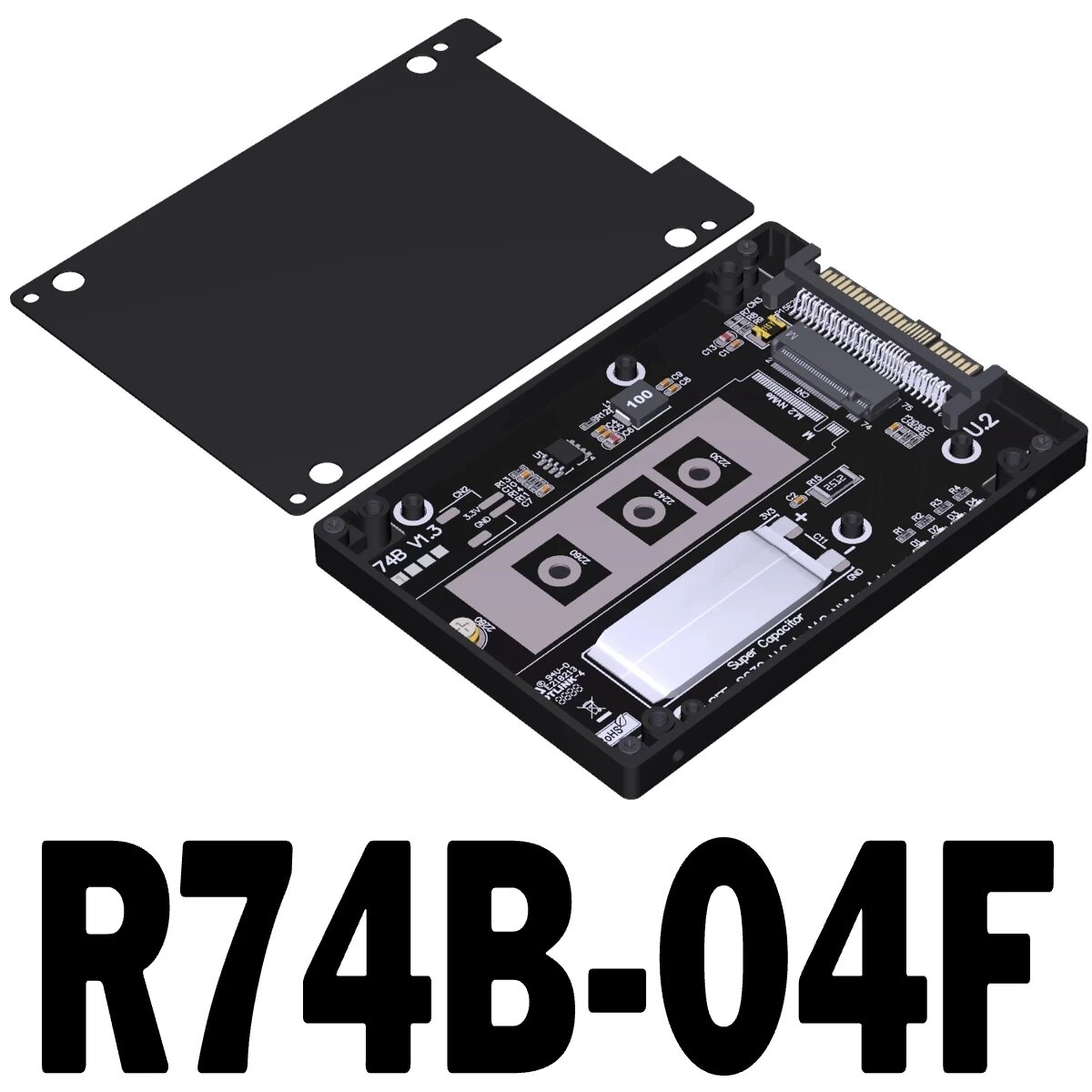 ADT-LINK R74B-04F-NEC PCIe 5.0 M.2 NVMe к U.2/U.3