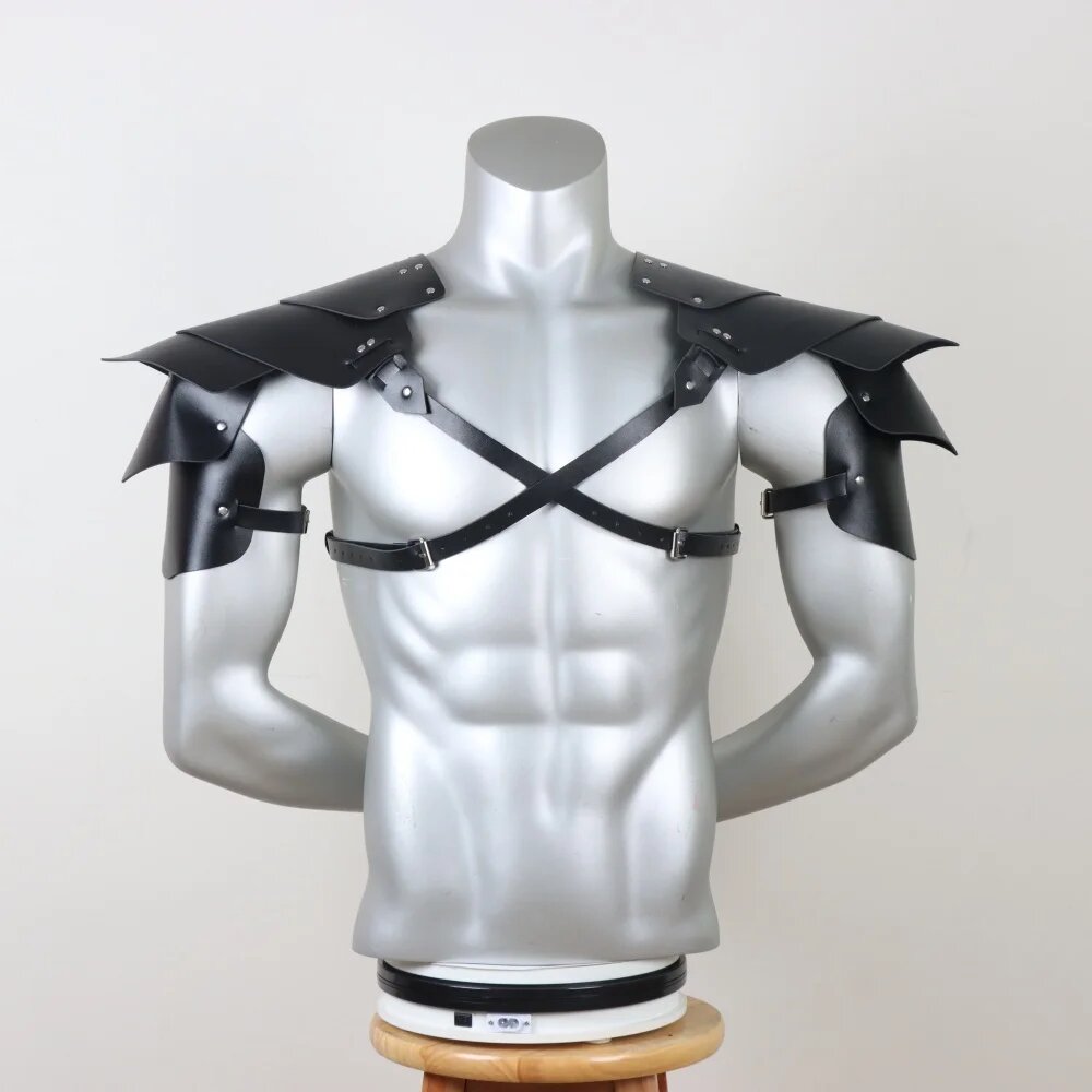 Рыцарские наплечники из искусственной кожи Style 3