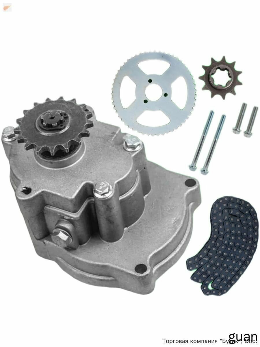 Понижающий редуктор 5:1 для двигателя