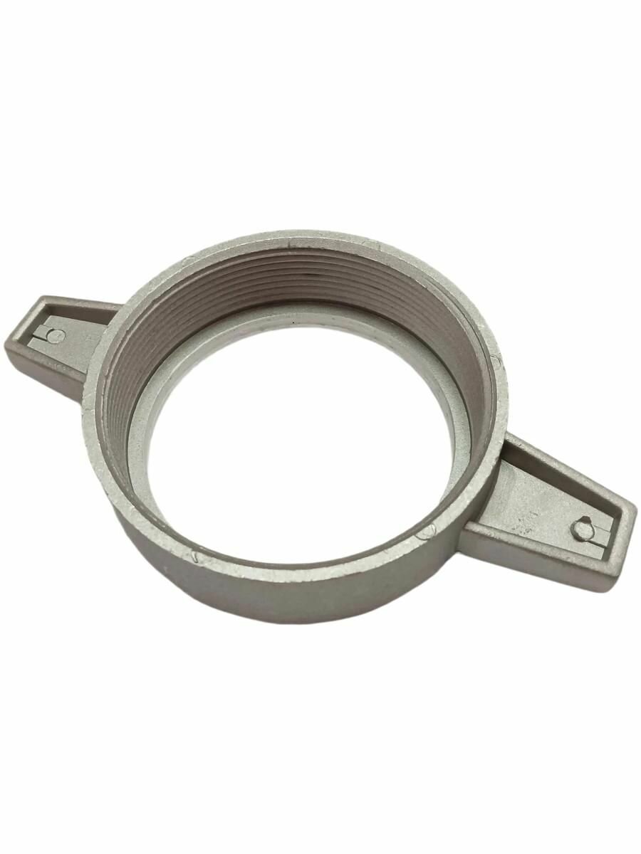 Гайка фланца для мотопомпы под рукав 80 мм. (3 дюйма), мелкая резьба (2,5)