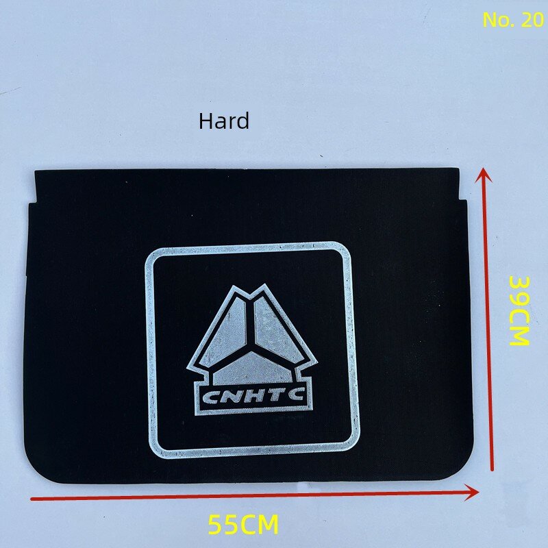 Резиновая накладка на брызговик для грузовика, 55см x 39см, прочный толстый материал, совместимость с тяжелыми