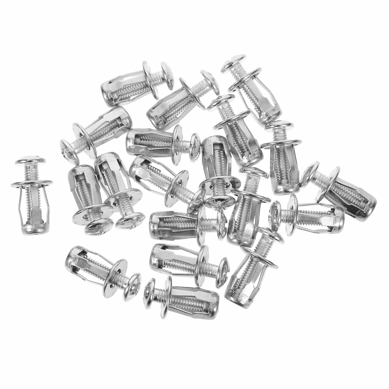 20 шт, расширительные винты для полых дверей, лепестковая гайка, стальной домкрат, крепеж для DIY, металлические настен