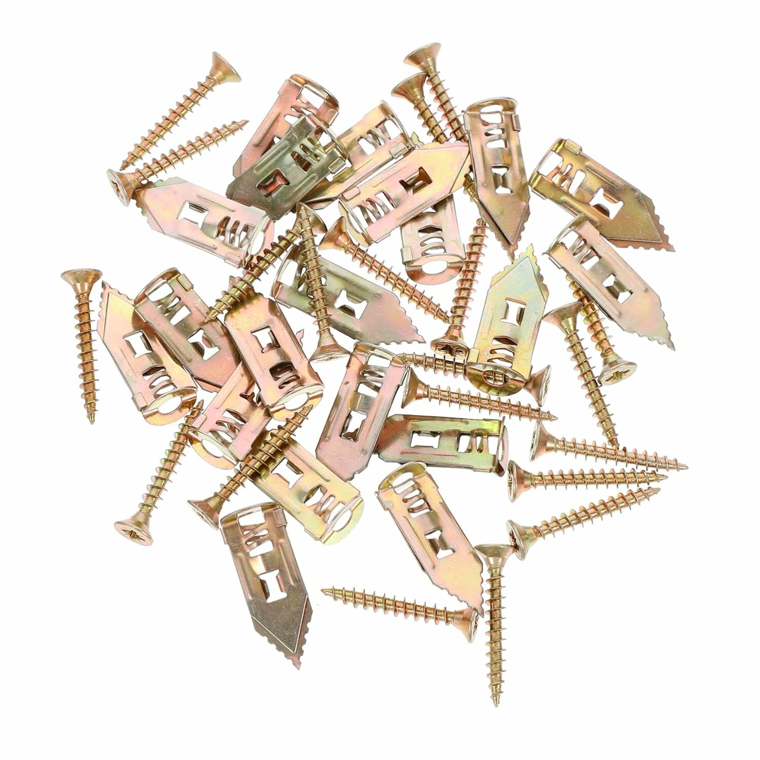 2 комплекта самосверлящих анкерных распорных винтов для гипсокартона Легкий и простой в установке Отличный захват для на