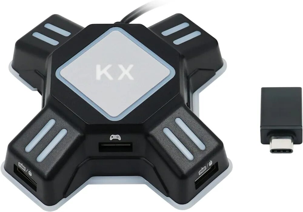 Адаптер KX Keyboard & Mouse Converter для N-Switch/PS4/PS3, черный