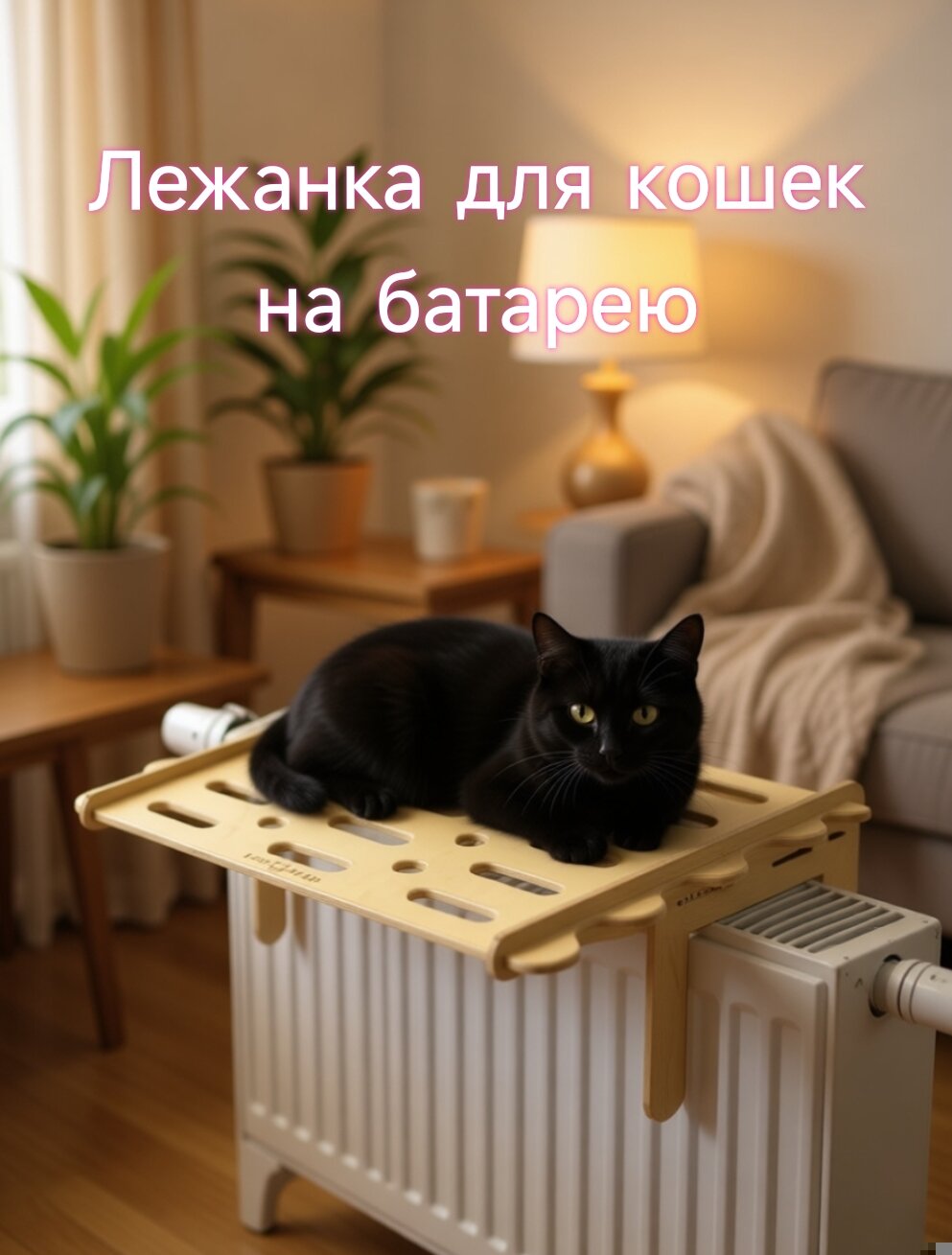 Гамак -лежанка на батарею для кошек