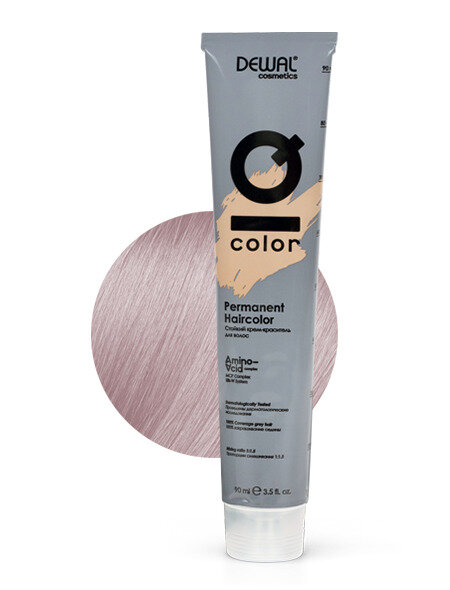 Краска для волос перманентная 11.2 Dewal Cosmetics IQ COLOR, 90 мл