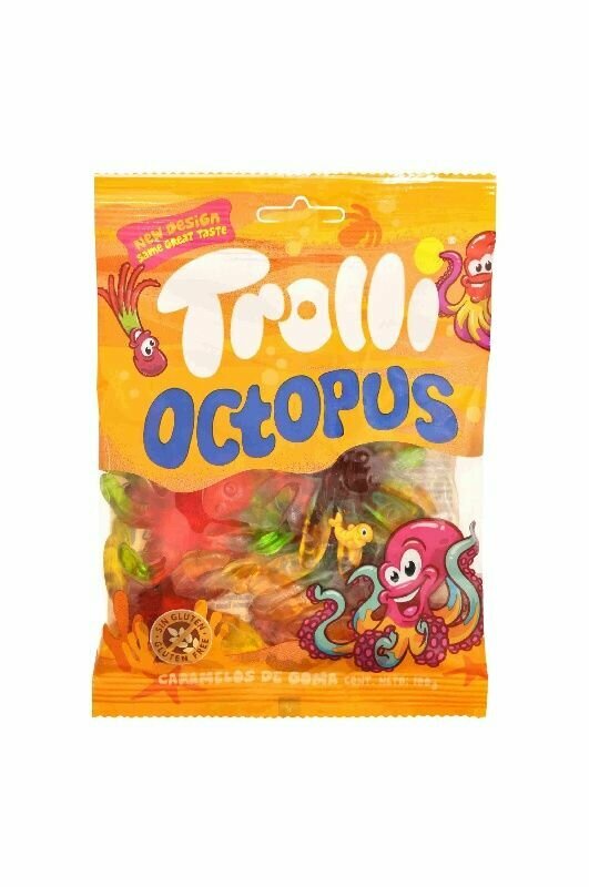 Мармелад TROLLI ОCTOPUS Осьминог 100г