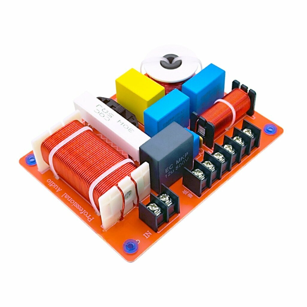 Высокоточный 3-полосный кроссовер мощностью 500 Вт с регулировкой низких искажений для DIY