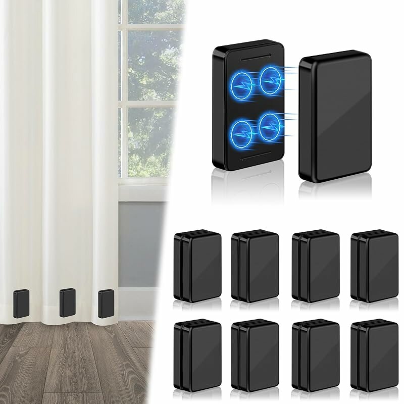 8 пар магнитных утяжелителей для штор