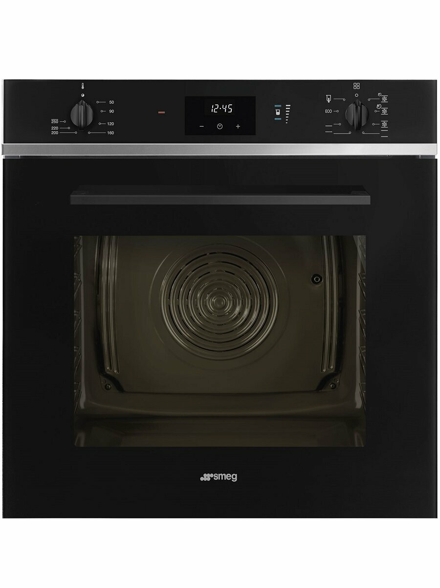 Встраиваемый духовой шкаф SMEG SO6400S2B, чёрный