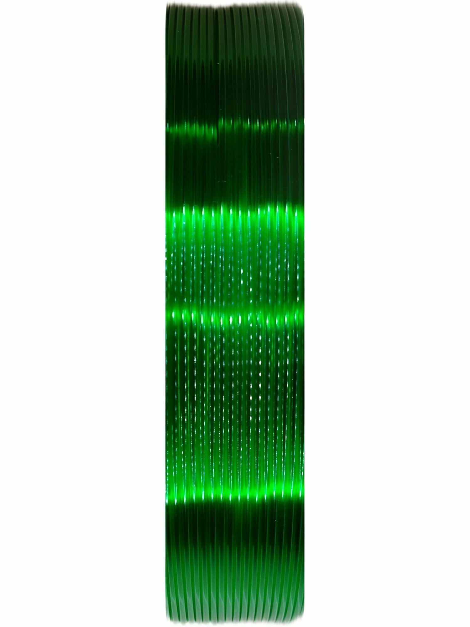 Пластик PETG для 3D ручки, 10 м, прозрачный зеленый