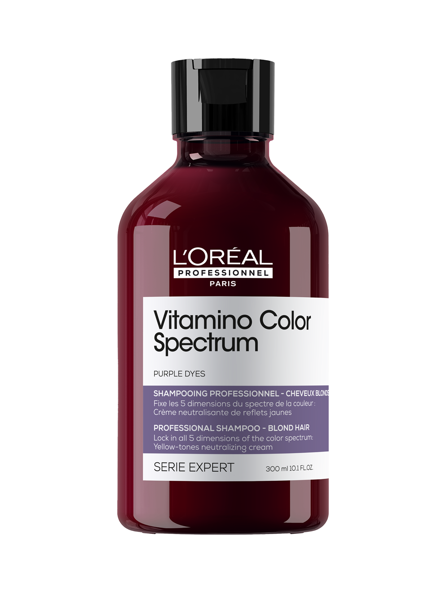 Нейтрализирующий фиолетовый шампунь для окрашенных волос Vitamino Color Spectrum, 300 мл