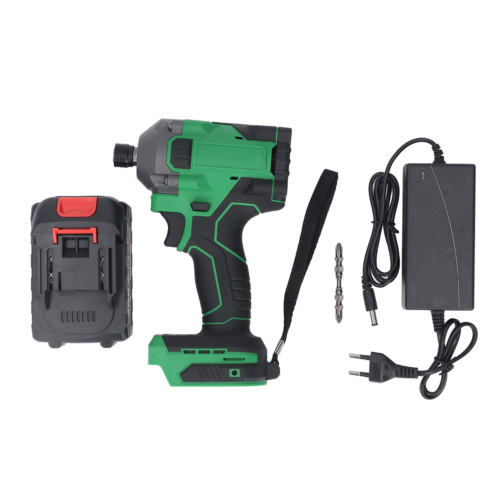 Комплект ударных гайковертов 550Нм, 3400об/мин, бесщеточные