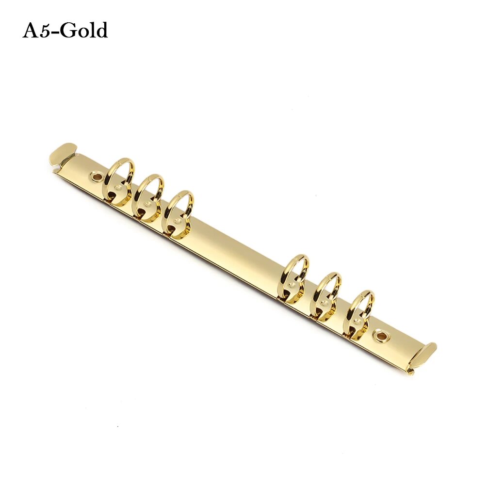 Спиральный зажим для листов A5 Gold
