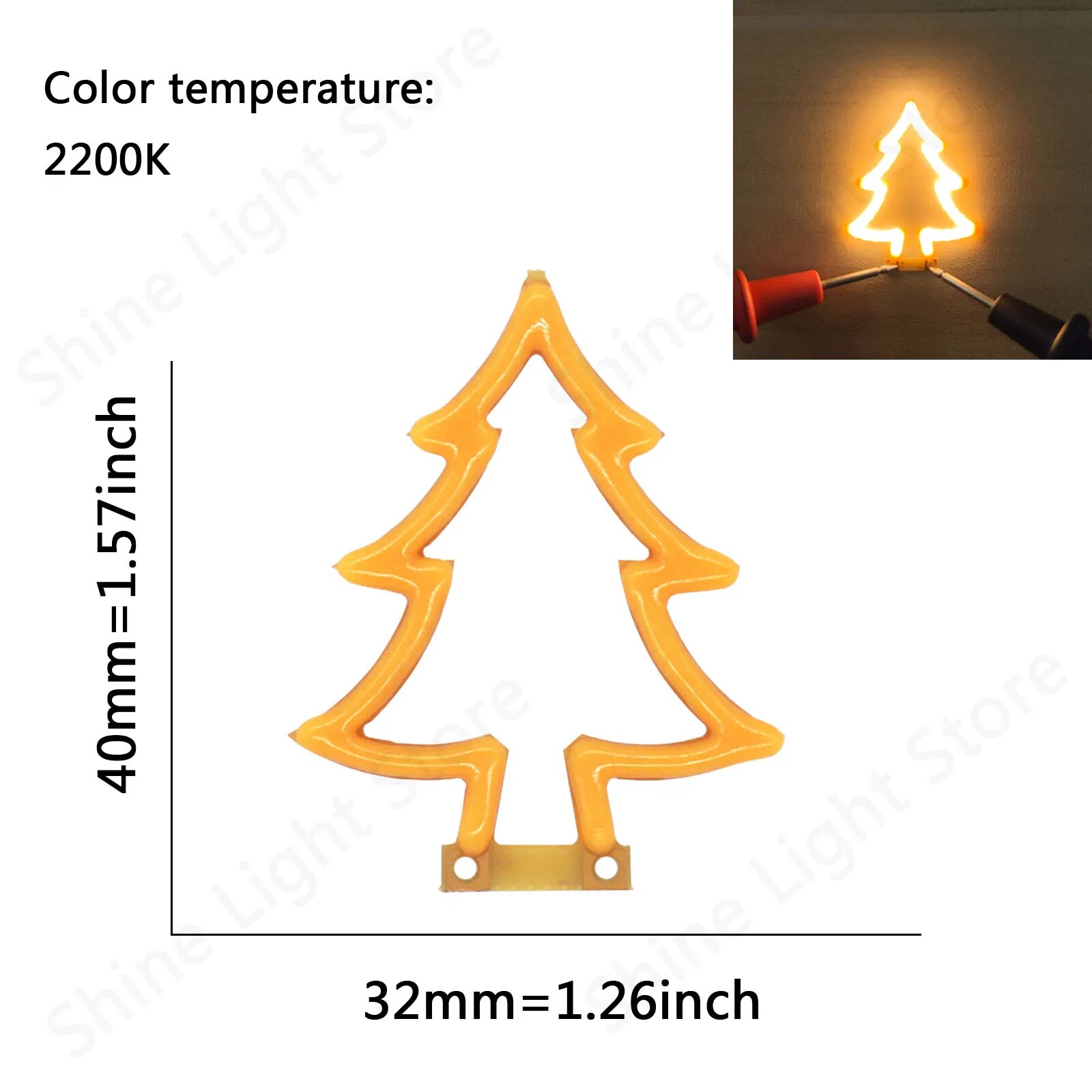Светодиодная ёлка, испускаемый цвет Christmas Tree