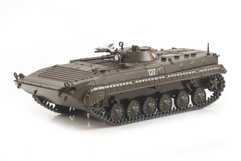 Модель коллекционная MODIMIO Танк БМП-1 первая плавающая боевая машина пехоты хаки