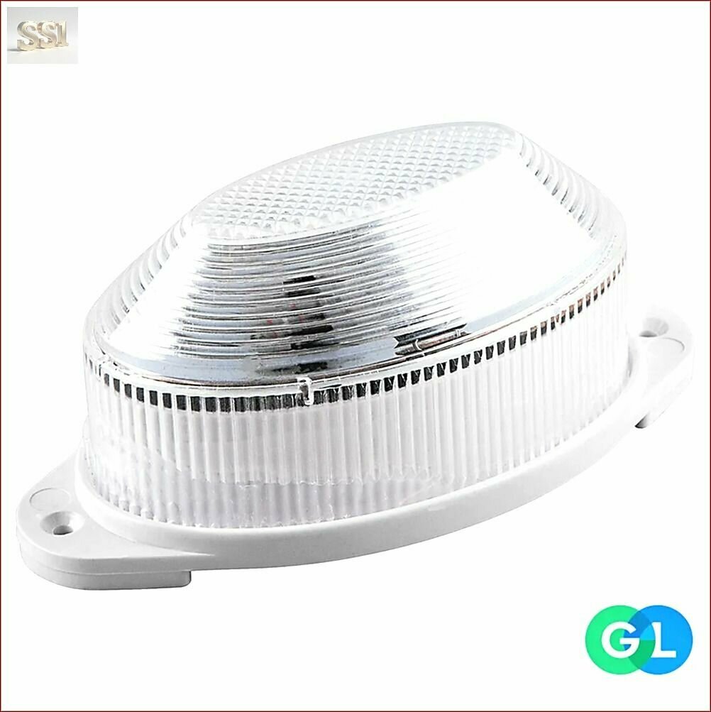 Сигнальная аварийная лампа для септика. Cветильник-вспышка 18 светодиодов 1,3W,