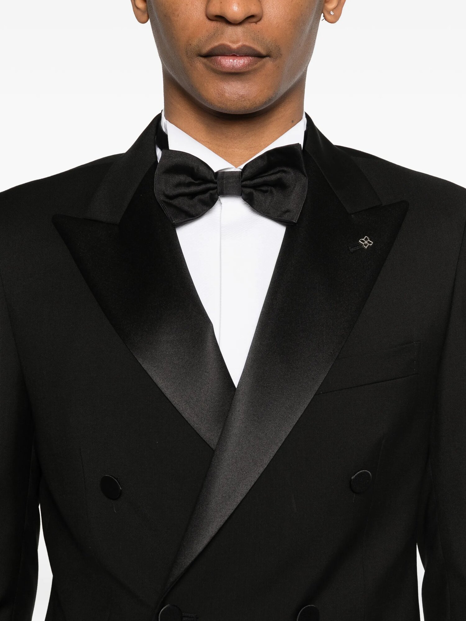 Комбинезон Tagliatore Double-breasted suit, размер 50, черный — фото 1