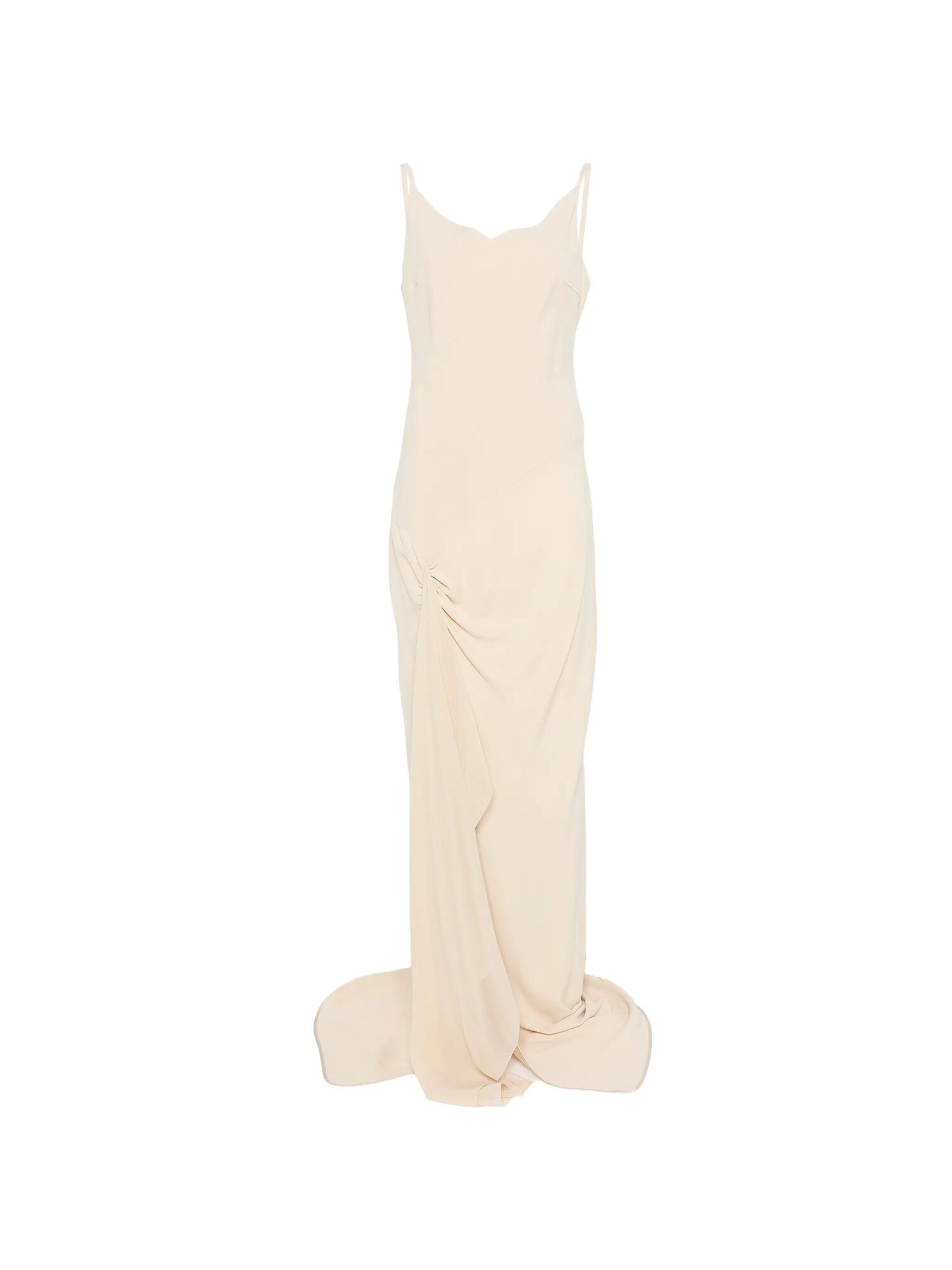 Платье Gathered sleeveless maxi dress