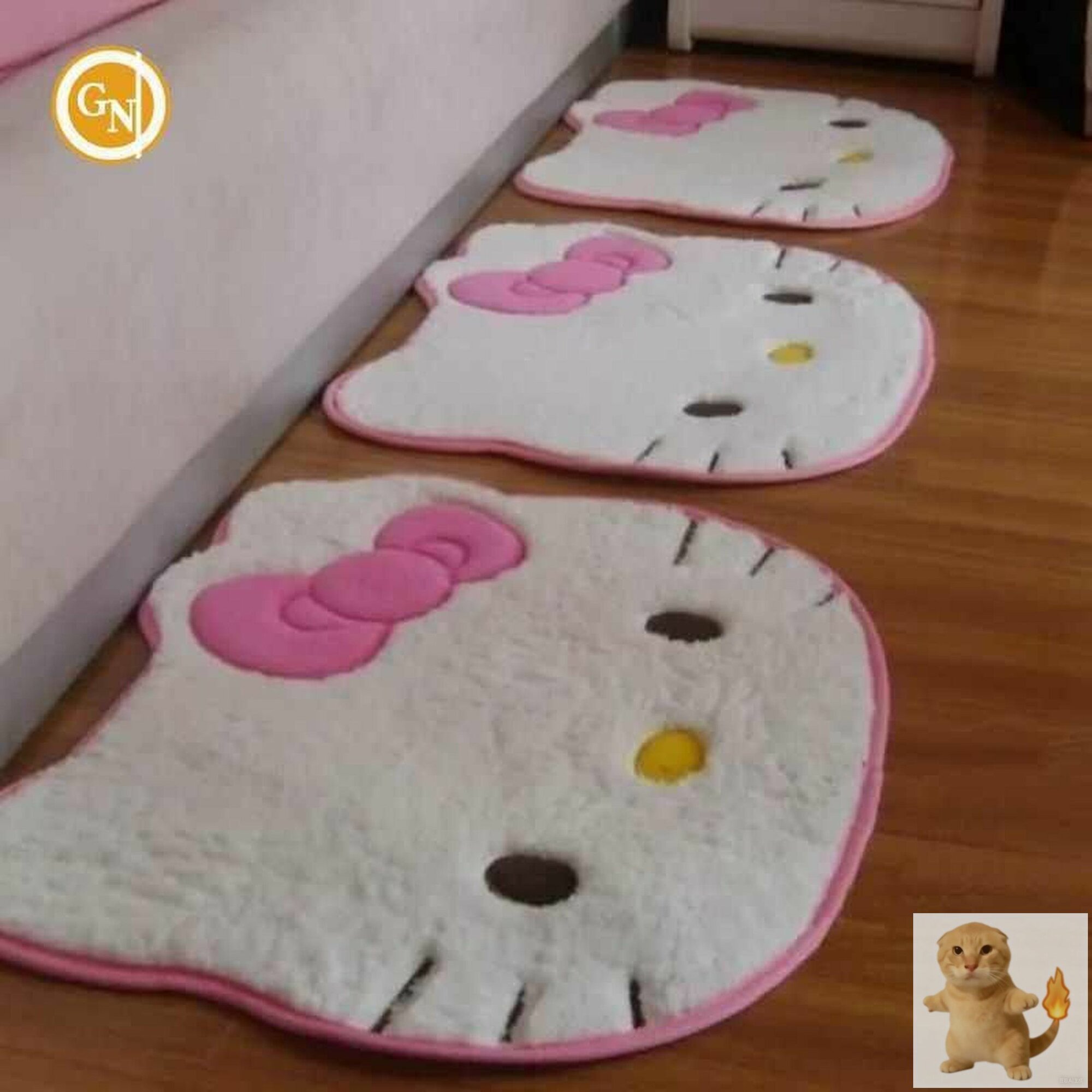 Коврик hello kitty 50x60 см — фото 1
