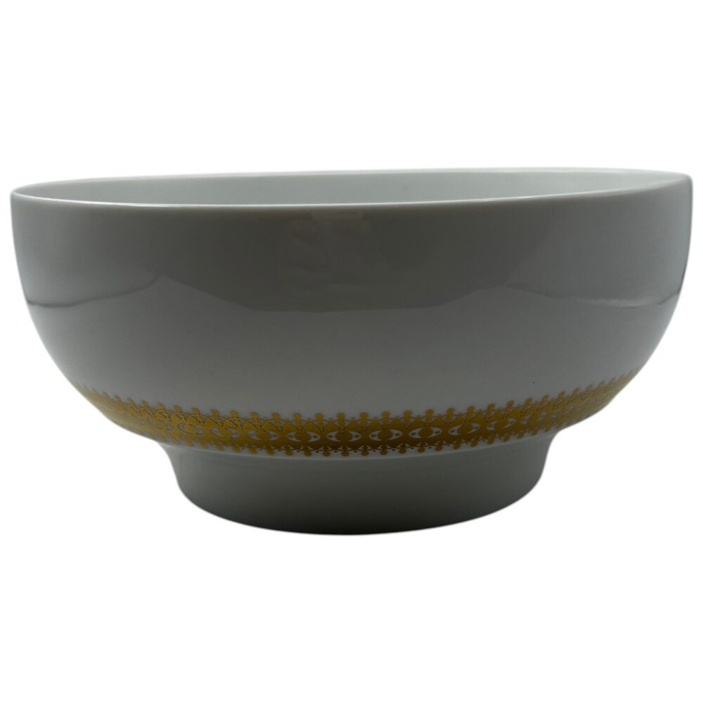 Салатник, 20 см, фарфор, позолота, 1959-1977 гг, Thomas, Бавария, Германия