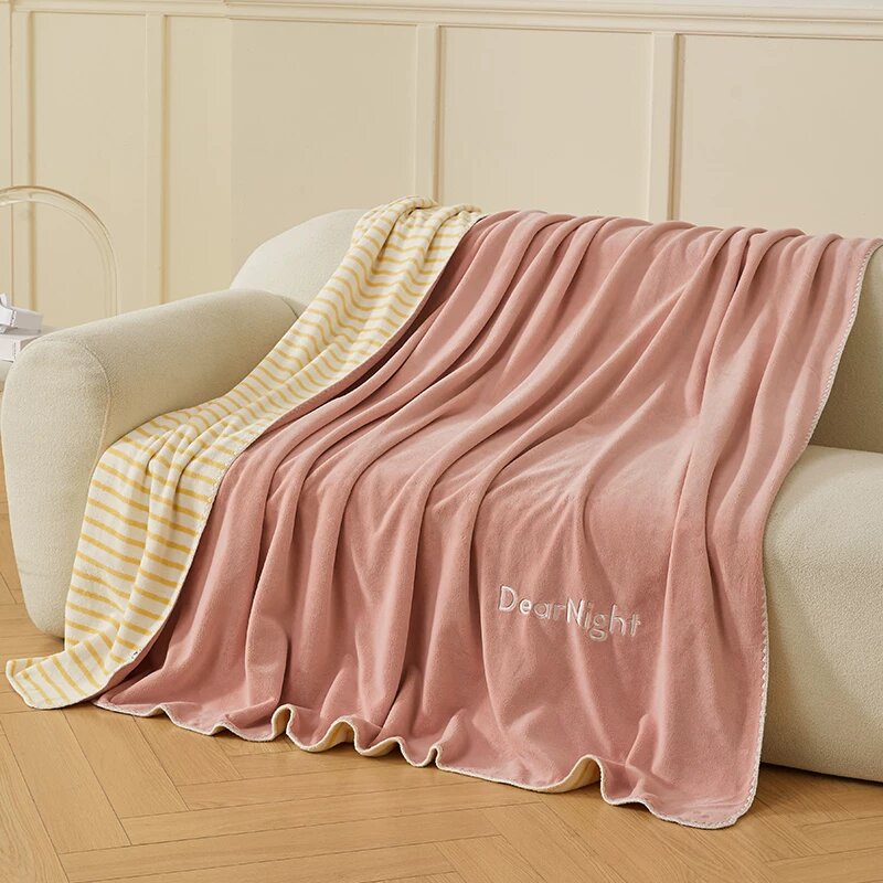 Плед Heilan Home из молочного вельвета, утолщенный, зимний, для дивана, новая модель 2026 года, для сна, офисный