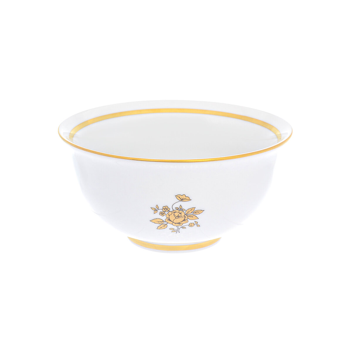 Набор пиал Queen's Crown Золотая роза 13 см (6шт)
