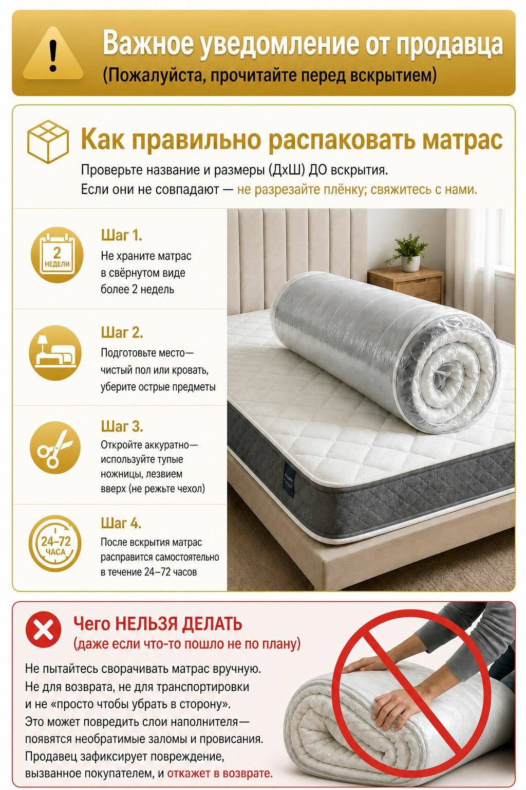 Матрас Corretto Memory Box Multi 80х200 — фото 1