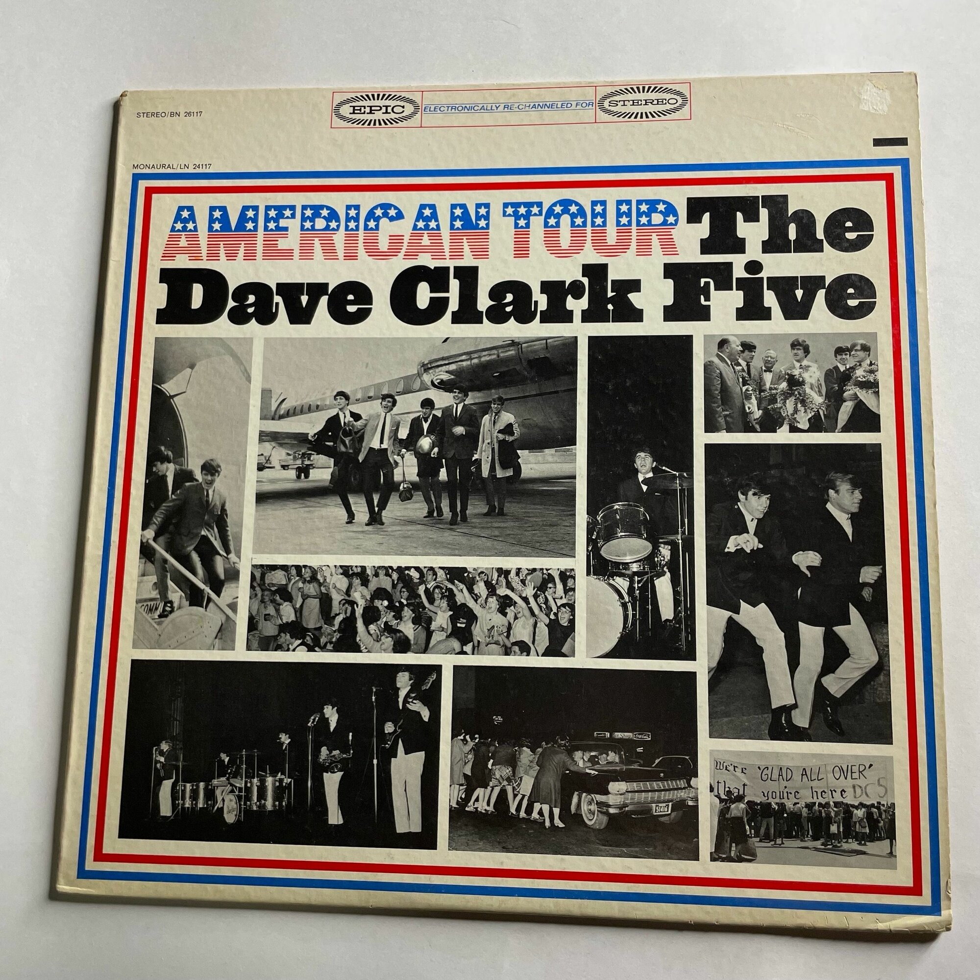 Винтажная виниловая пластинка LP The Dave Clark Five American Tour (США 1964)