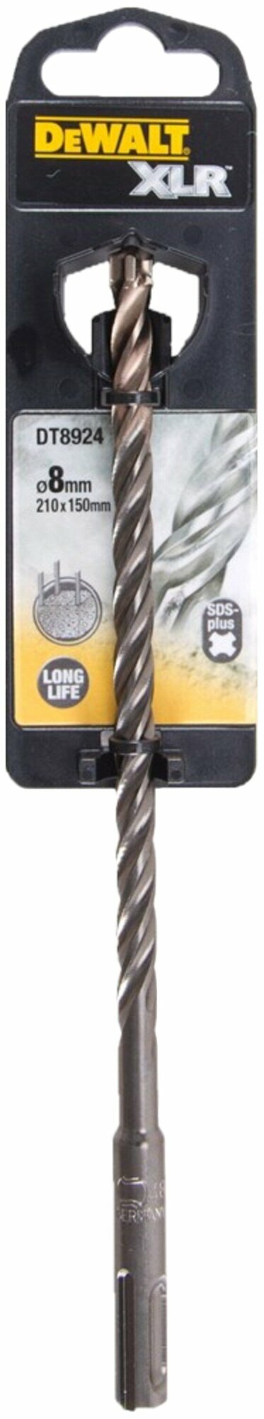 Бур SDS+ DeWalt XLR 8х150x210мм DT 8924