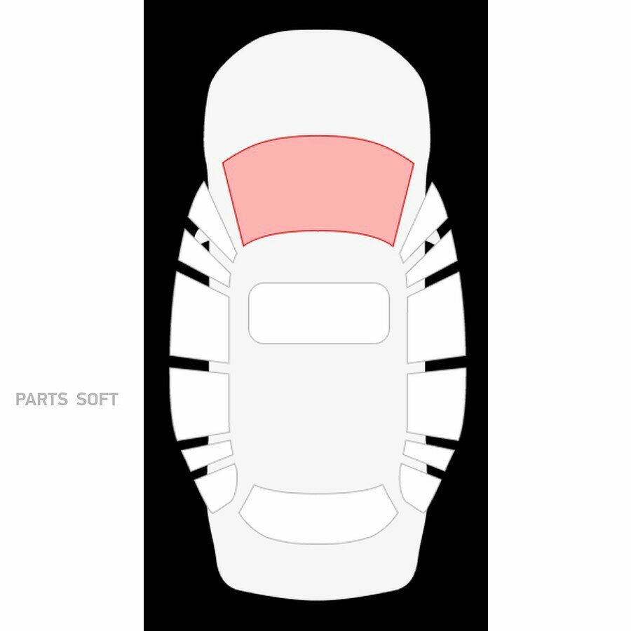 Автостекло лобовое VOLKSWAGEN TOUAREG (7L) / PORSCHE CAYENNE (9PA) [ДД, молдинг, измен. шелкография] 09.2002-02.2010 от официального дистрибьютора, AGC, артикул 8576AGSGYMVZ2B