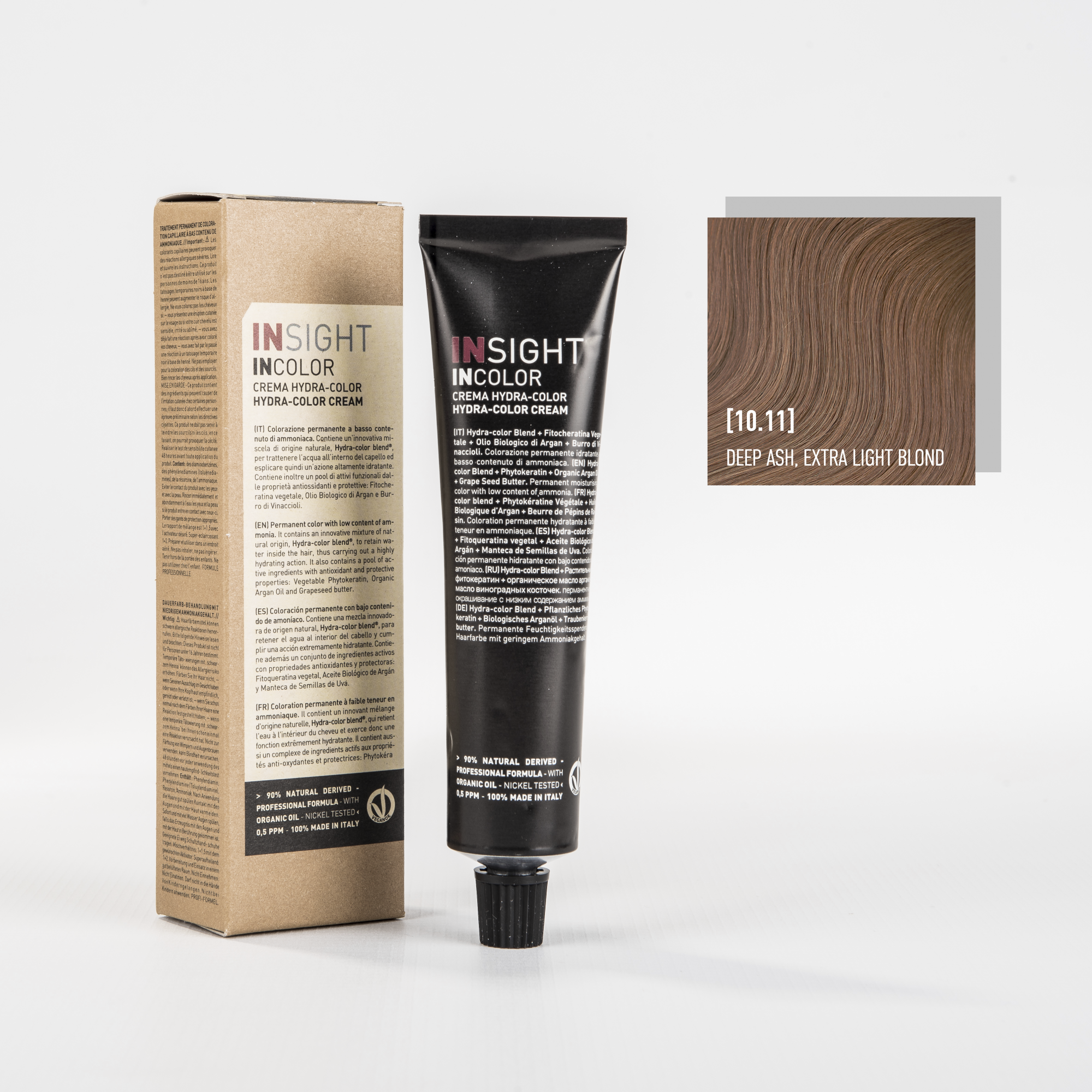 10.11 инт.-пепел. супер св. блонд. DEEP ASH EXTRA LIGHT BLOND (100мл.)