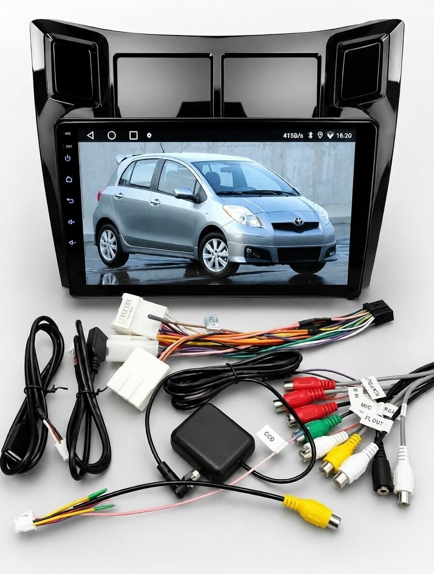 Магнитола Toyota Yaris / Vitz / Platz 2005-2011 Android 2/32GB, 9" IPS 1280*720, CarPlay, Android Auto, GPS, штатная автомагнитола