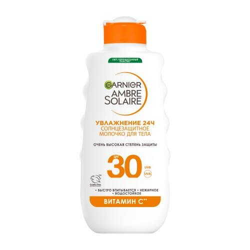 Молочко для тела Garnier Ambre Solaire солнцезащитное классическое SPF30 175мл