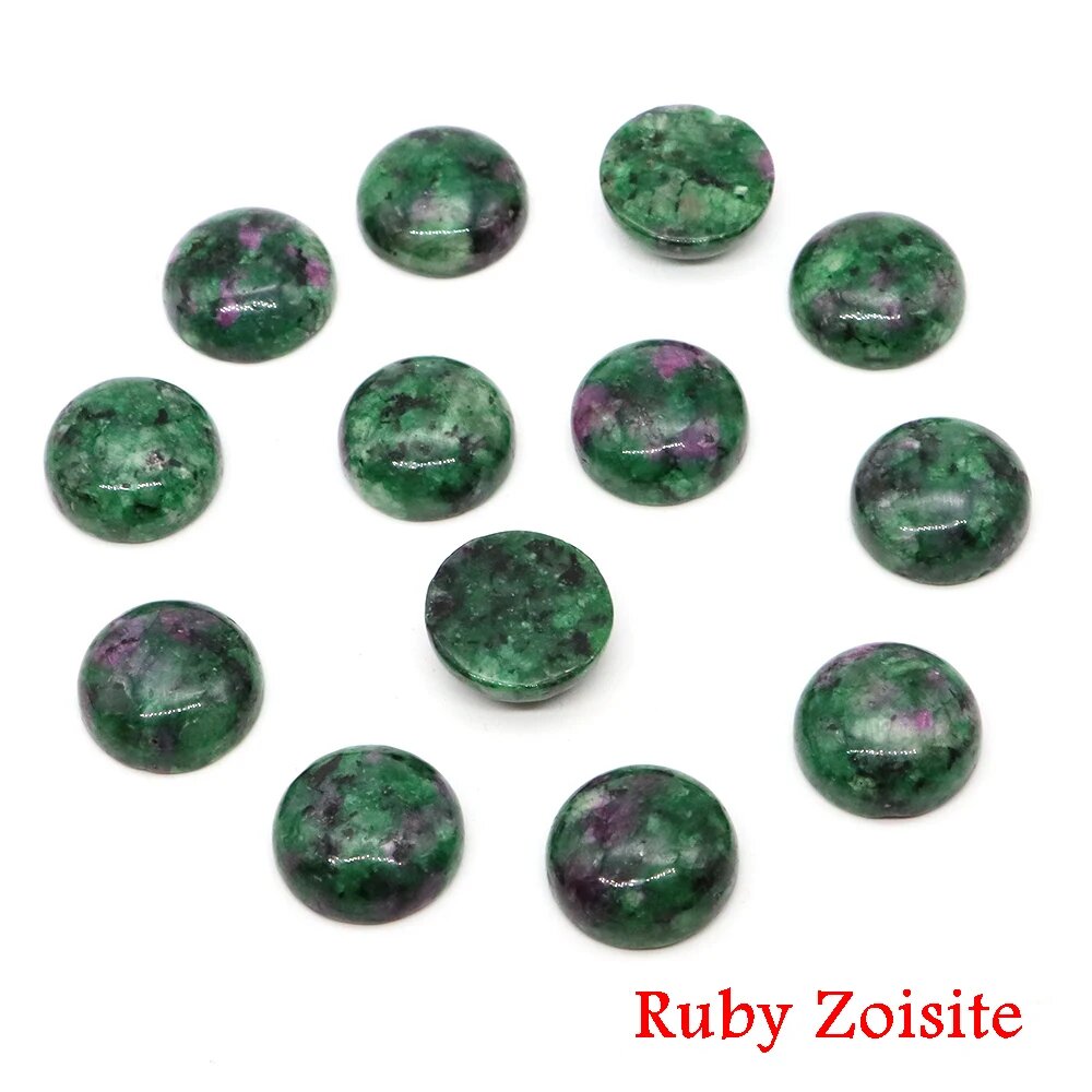 Кабошоны Ruby Zoisite, изумрудные, 6-25 мм
