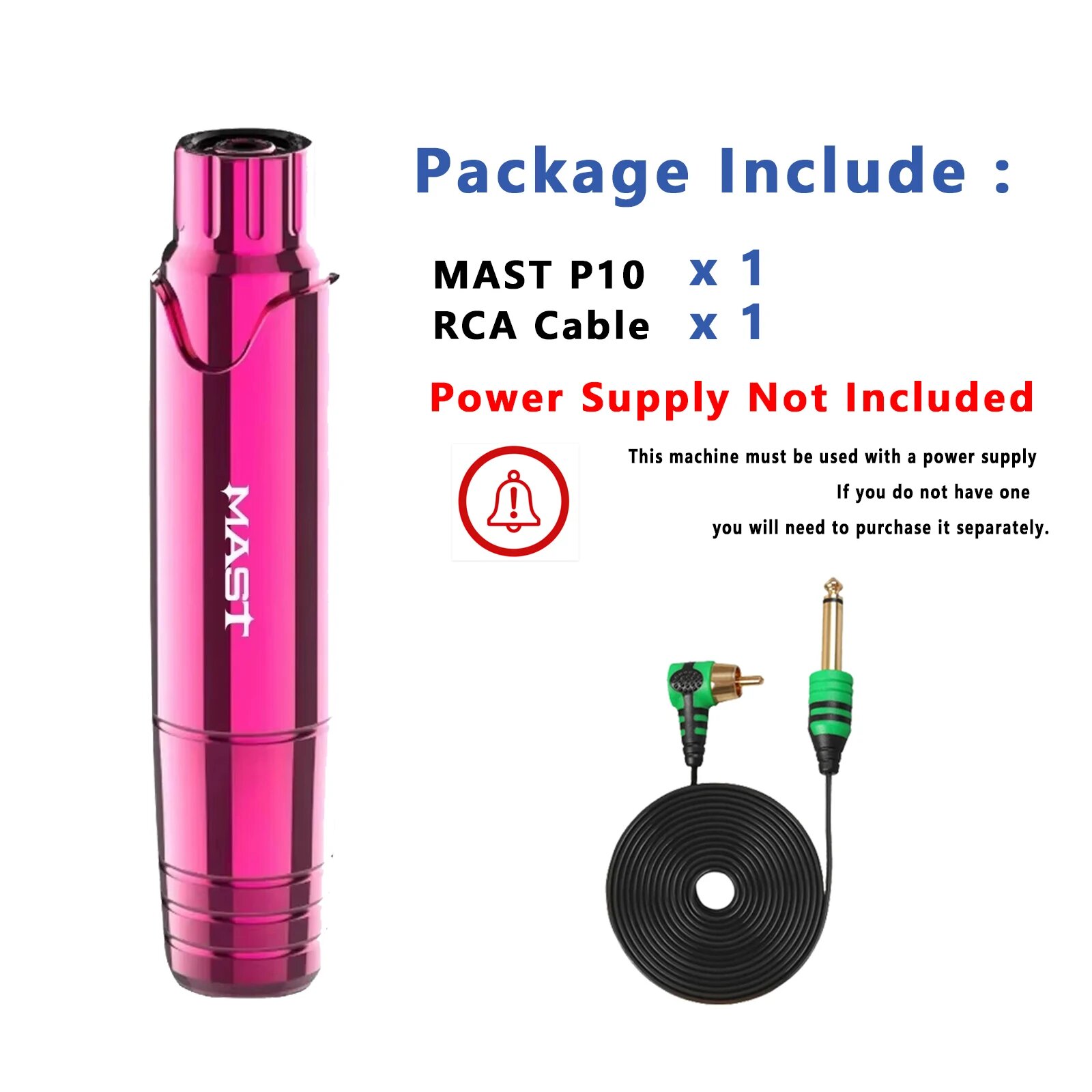 Роторная тату-машинка Mast P10 Rose Red
