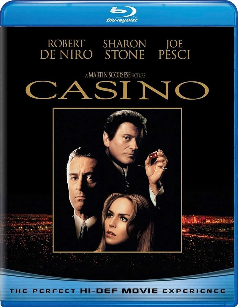 Казино 1995 Blu-ray (блю рей) Золотой Глобус и легендарный актерский состав