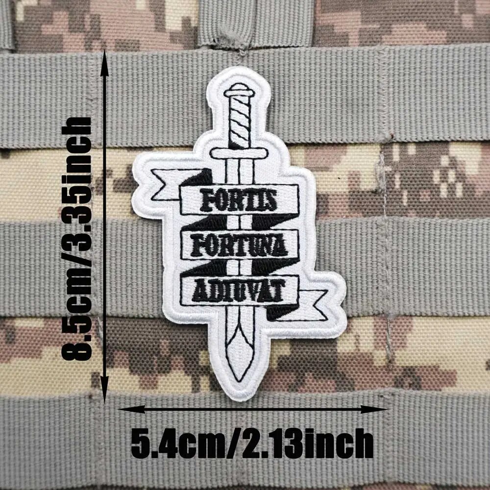 Тактическая нашивка Фортис Фортуна Джуват, AS158-3 Velcro