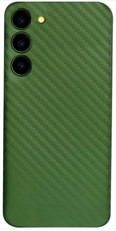 Чехол на Samsung Galaxy S22, Air Carbon ультратонкий пластик, зеленый