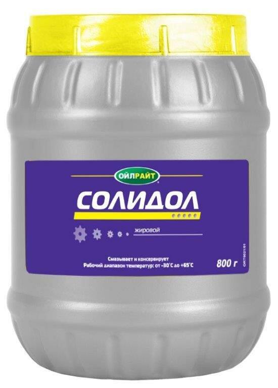 Смазка солидол-ж "OILRIGHT" (800 г) OILRIGHT 6021