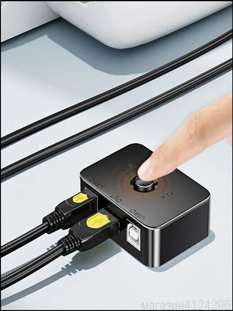 USB принт-сервер на 2 порта для принтера — фото 1