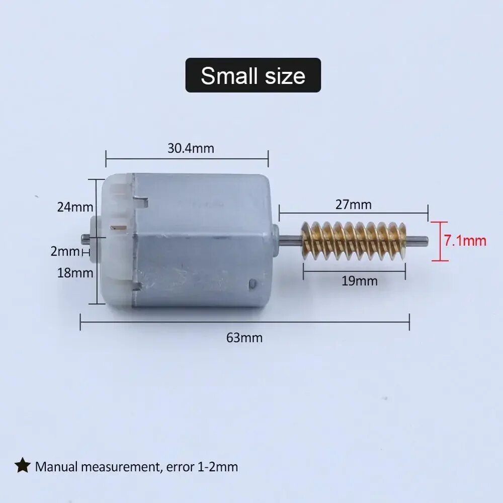 Двигатель постоянного тока 12В, small worm gear