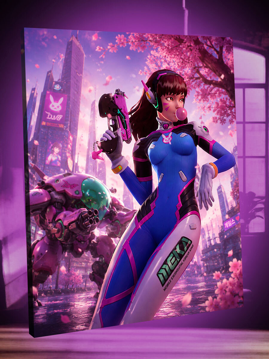 Интерьерная картина Арт в стиле Overwatch